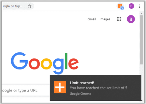 Right click on the button and select “Options” to access the options page.